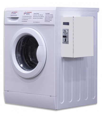 8 kg Front Load Coin Operated Washing Machine-Vendingways